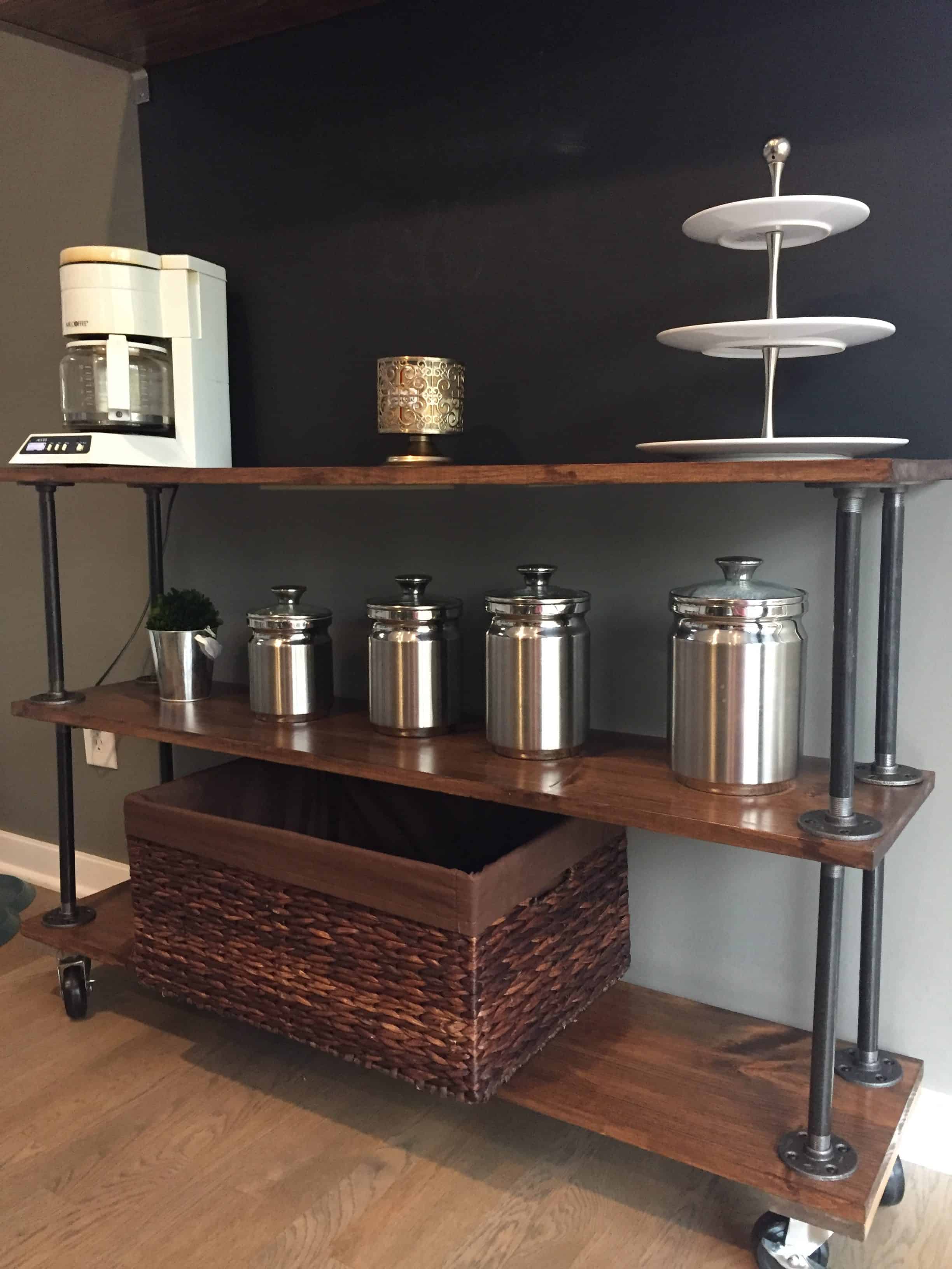 How to DIY Industrial Pipe Shelves