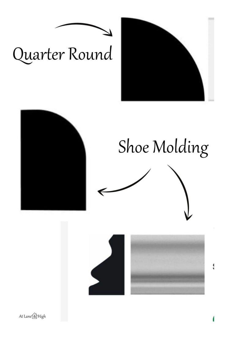 Shoe Molding vs. Quarter Round | At Lane and High