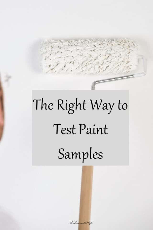 The Right Way to Test Paint Samples in Your Home