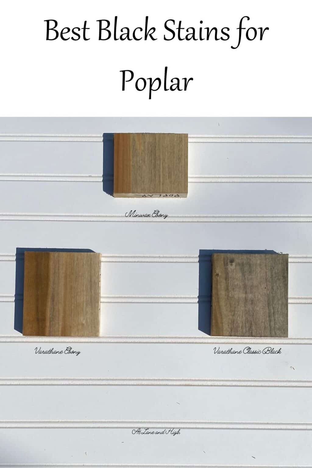 The Best Wood Stains for Poplar | At Lane and High