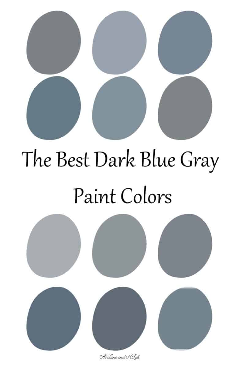 The 17 Best Dark Blue Gray Paint Colors of 2026