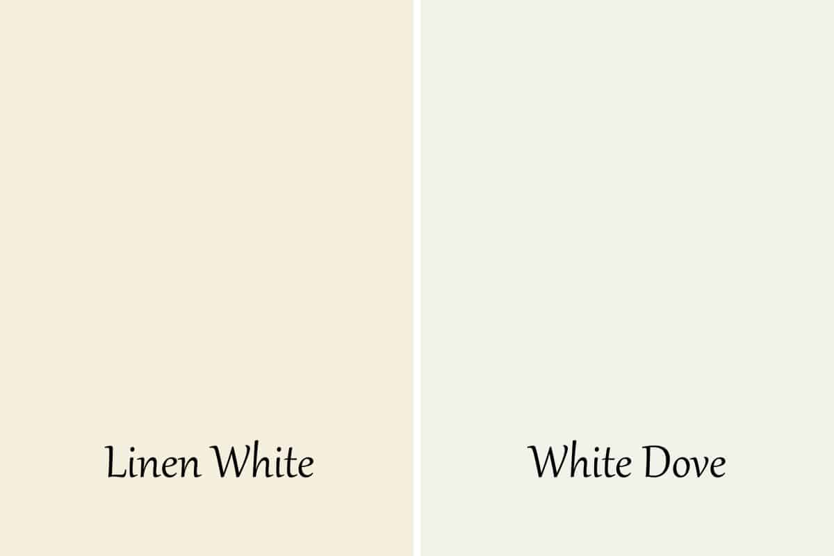 Benjamin Moore Linen White - At Lane and High