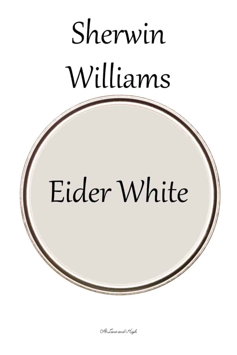 Sherwin Williams Eider White - At Lane and High