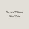 Sherwin Williams Eider White - At Lane and High