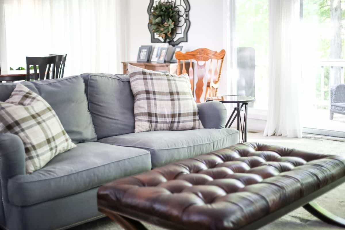 How to Recover an Ottoman with Tufting