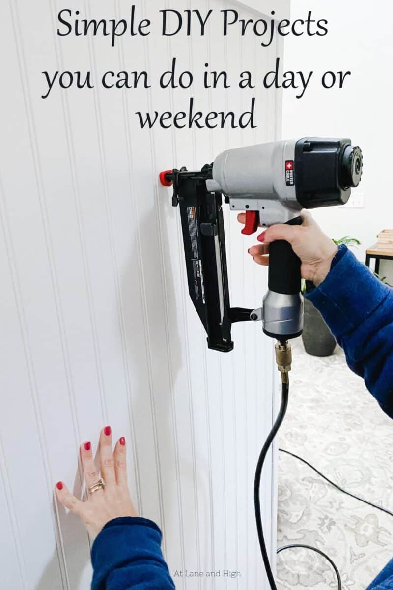 Simple DIY Projects You Can Do In a Day or a Weekend