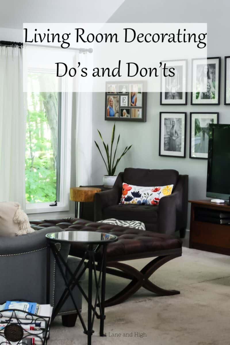 Living Room Decorating Do's and Don'ts