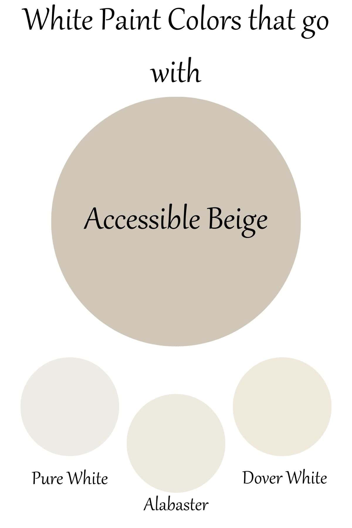 Colors that go well with Accessible Beige