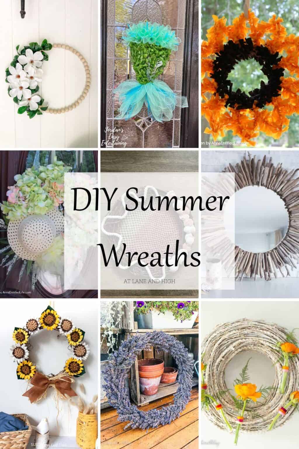 DIY Summer Wreaths: Bright Ideas to Welcome the Season