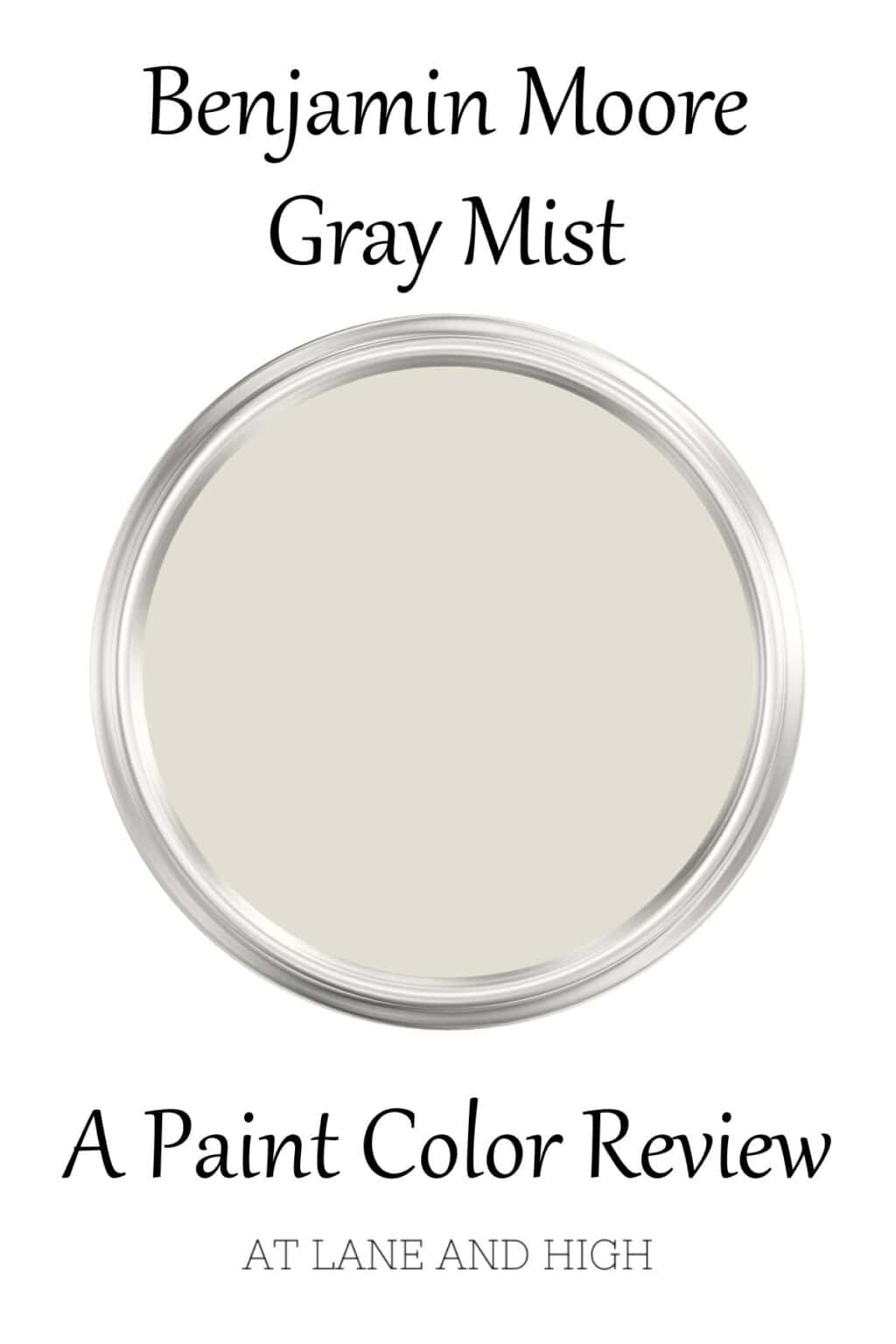 Benjamin Moore Gray Mist Color Review