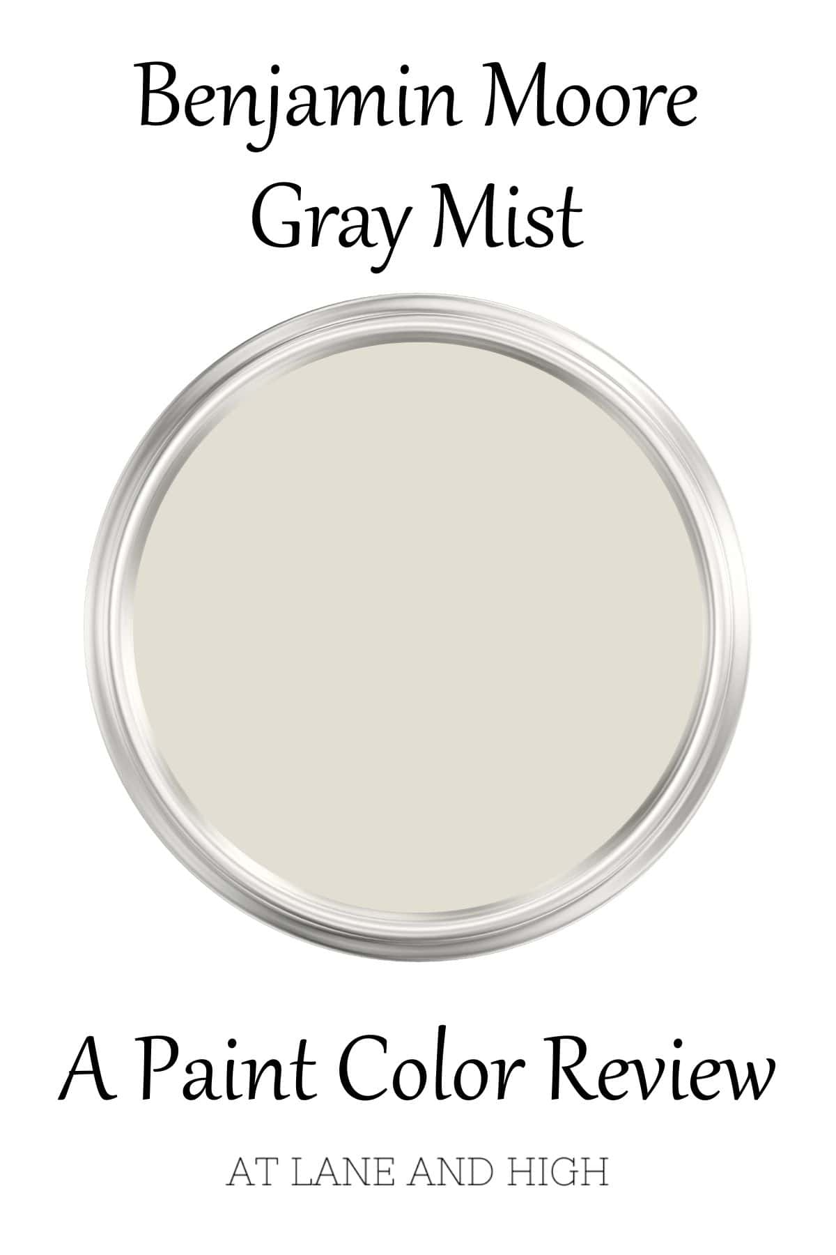 Benjamin Moore Gray Mist Color Review